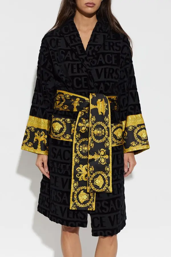 Versace Patterned Bathrobe