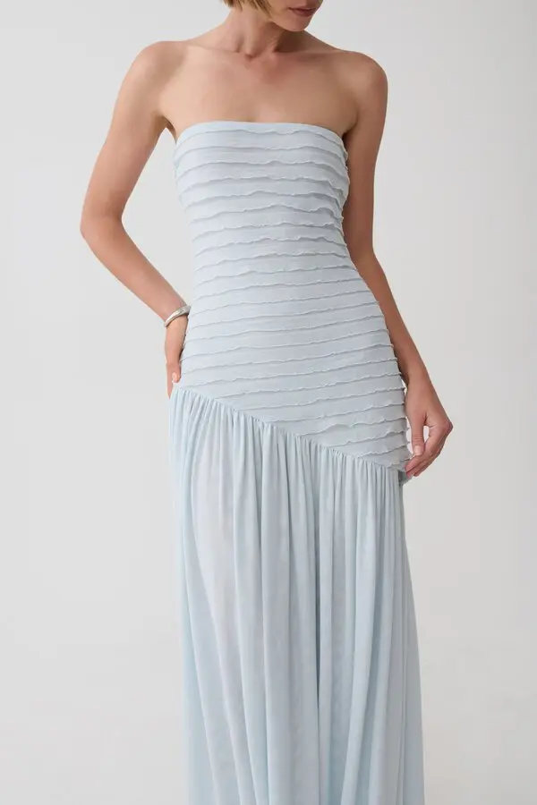 Meshki Ciara Frilled Bodice Maxi Dress