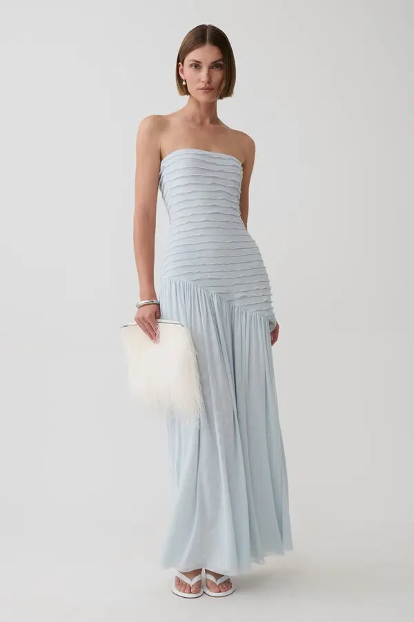 Meshki Ciara Frilled Bodice Maxi Dress