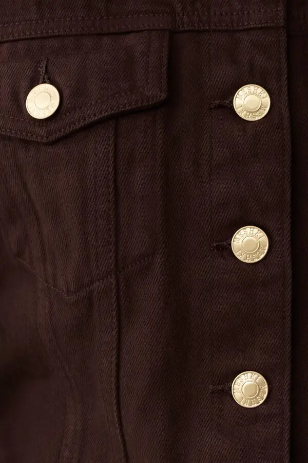 Meshki Renee Belted Denim Jacket