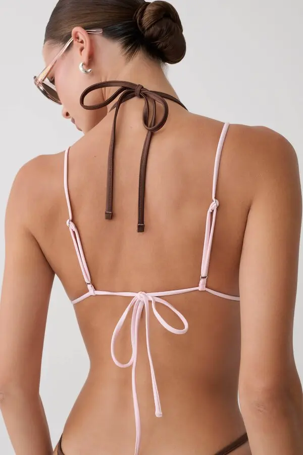 Meshki Tempest Layered Triangle Bikini Top
