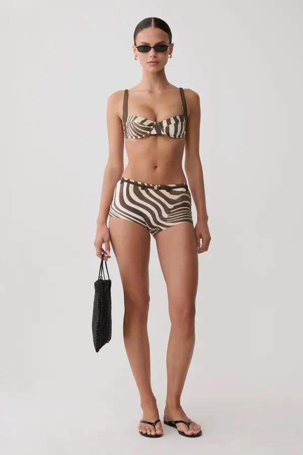 Meshki Frost Mini Bikini Shorts
