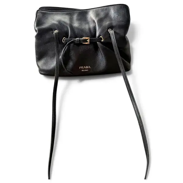 Prada Dada Leather Handbag - Black