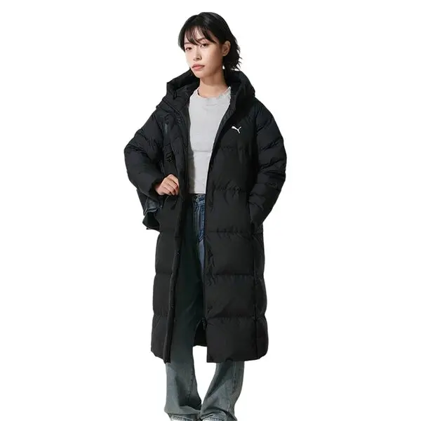 PUMA Hooded Long Down Jacket