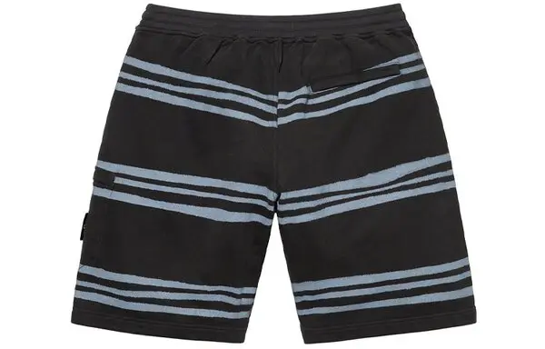 Supreme Fw20 X Stone Island Warp Stripe Sweatshort