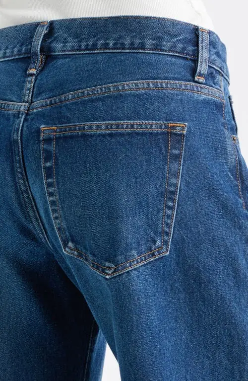 FRAME The Cuffed Low Bow Barrel Jeans