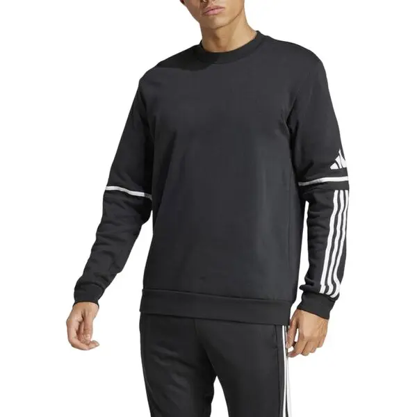 Adidas Crew Sweatshirt Pullover Knit Hoodless T-shirt