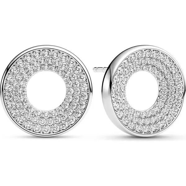 SIF JAKOBS JEWELLERY Melzo Cubic Zirconia Earrings - Silver