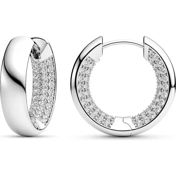 SIF JAKOBS JEWELLERY Melzo Piccolo Cubic Zirconia Earrings - Silver