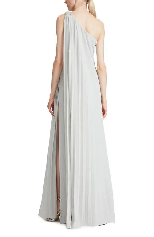 Halston Priya Knit Pleated Gown