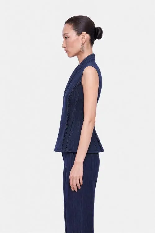NOCTURNE Pinstripe Straight Leg Trousers