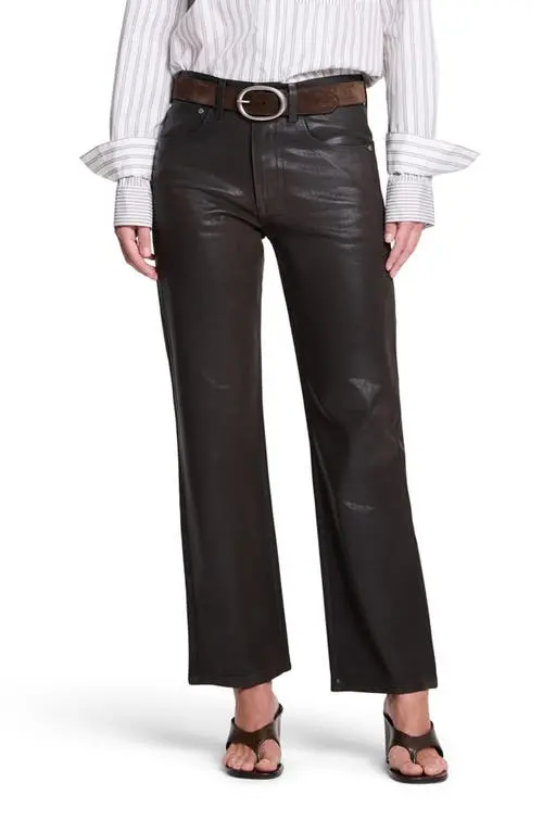 TWP Kent St Straight Leg Ankle Pants - Chocolate