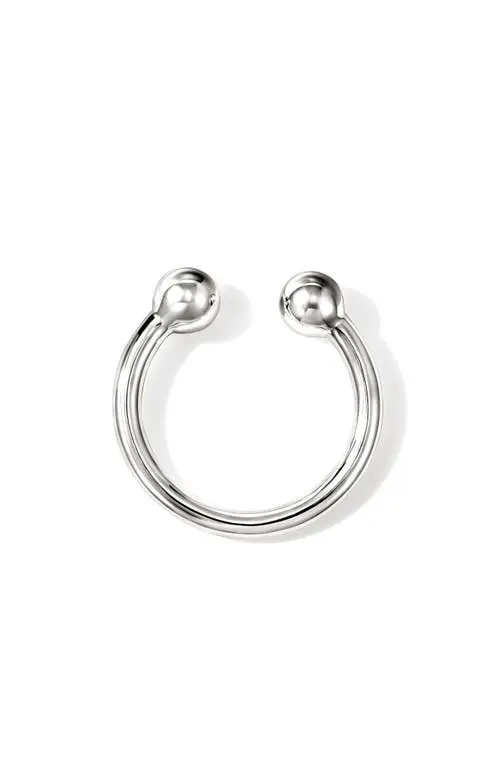 John Hardy B&f X Jh Screwball Open Ring, Sterling