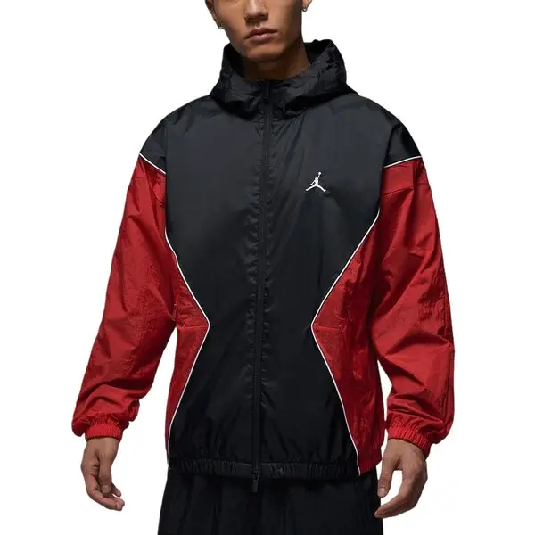 JORDAN Essentials Draft Jacket 'black Red