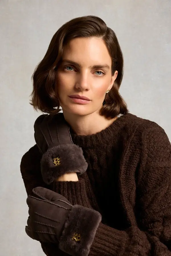 Holland Cooper Shearling Glove