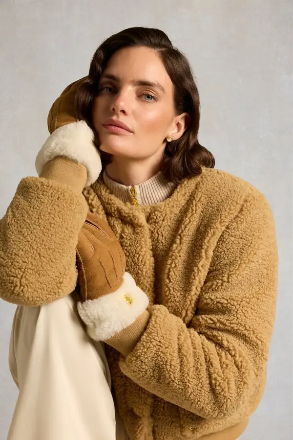 Holland Cooper Shearling Glove