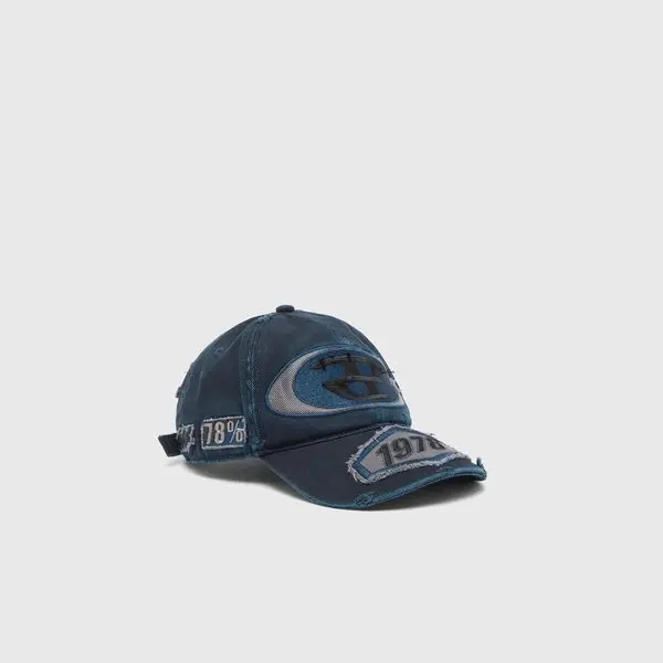 DIESEL® Baseball Cap With Embroidered Patches