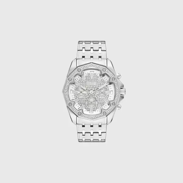 DIESEL® Stinger Pavé Stainless Steel Watch