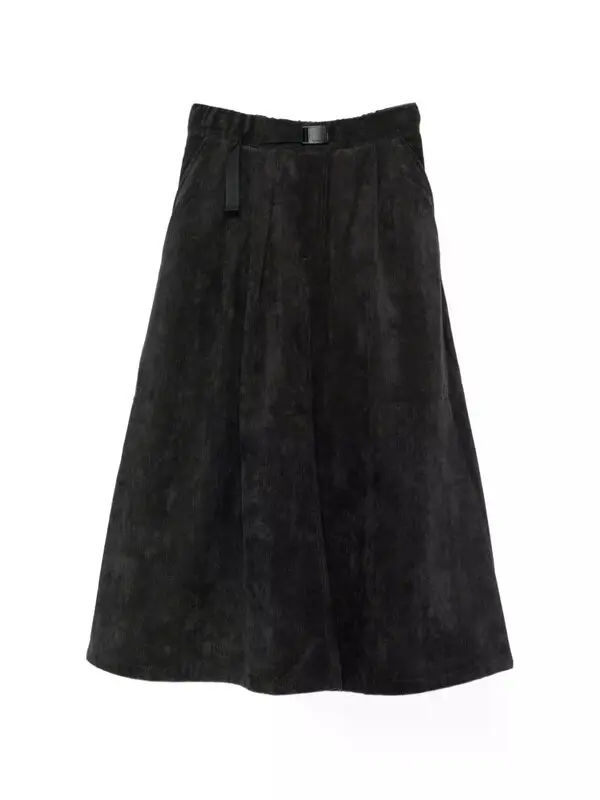 SNOW PEAK Corduroy Belted Skirt