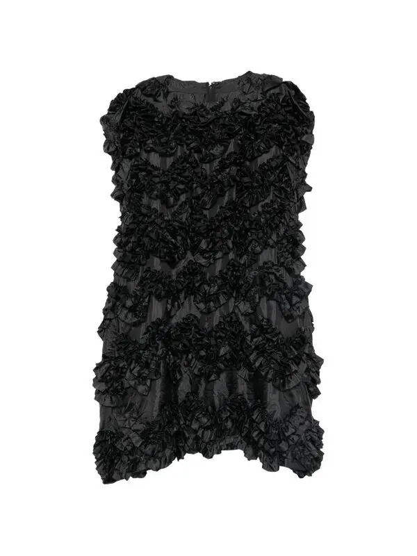 Comme Des Garçons Taffetas Short Dress Comme Des Gar - Black