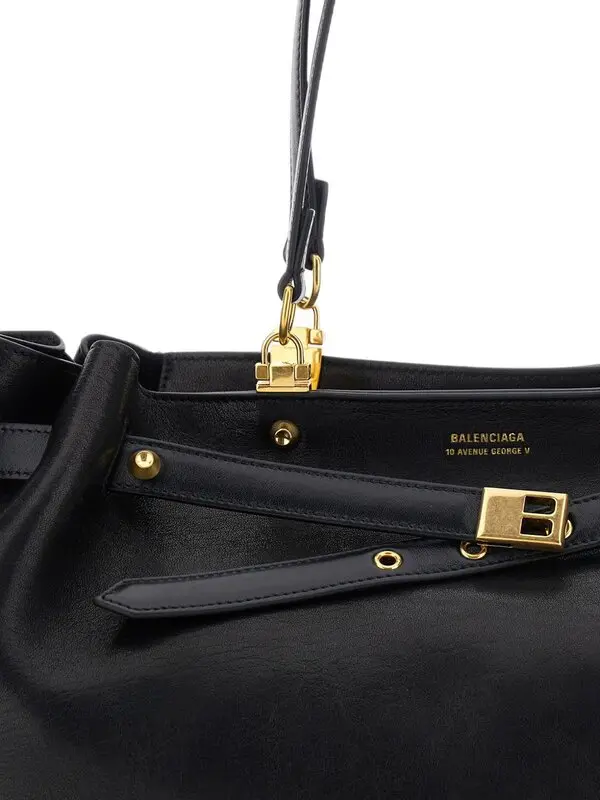 Balenciaga Fan Medium Leather Tote Bag