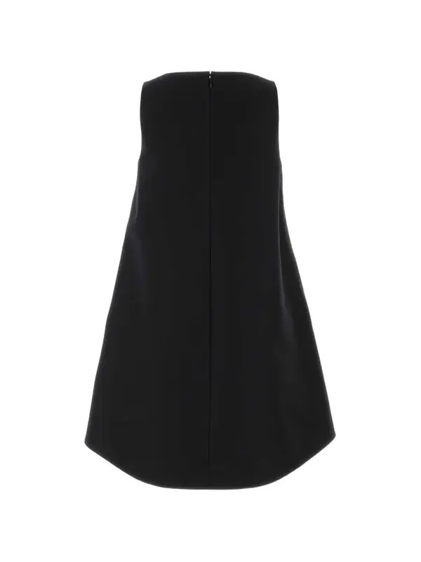 Balenciaga Wool And Silk A-line Dress