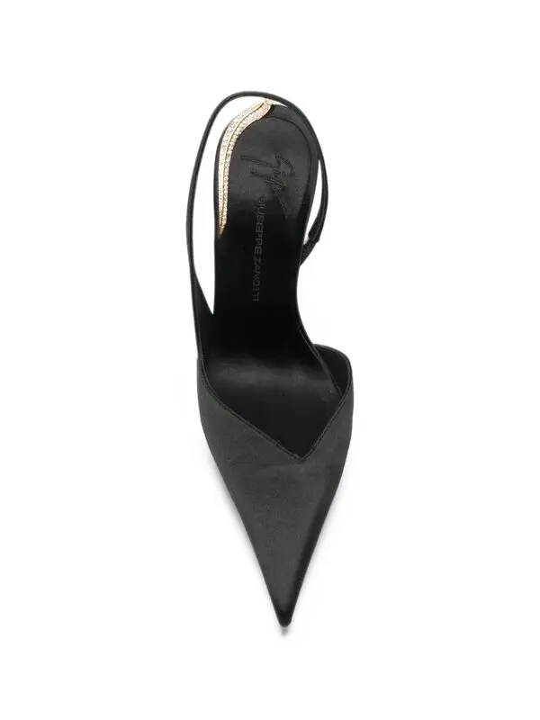 GIUSEPPE ZANOTTI Leather Slingback Pumps
