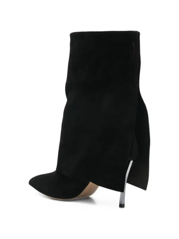 Casadei Leather Heel Boots By