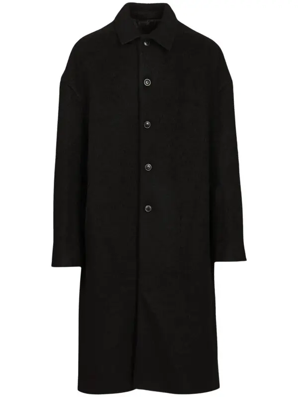 Rick Owens Brad Tower Coat - Black
