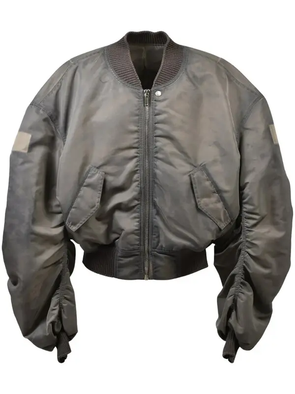 Rick Owens Secchia Bomber Jacket - Grey
