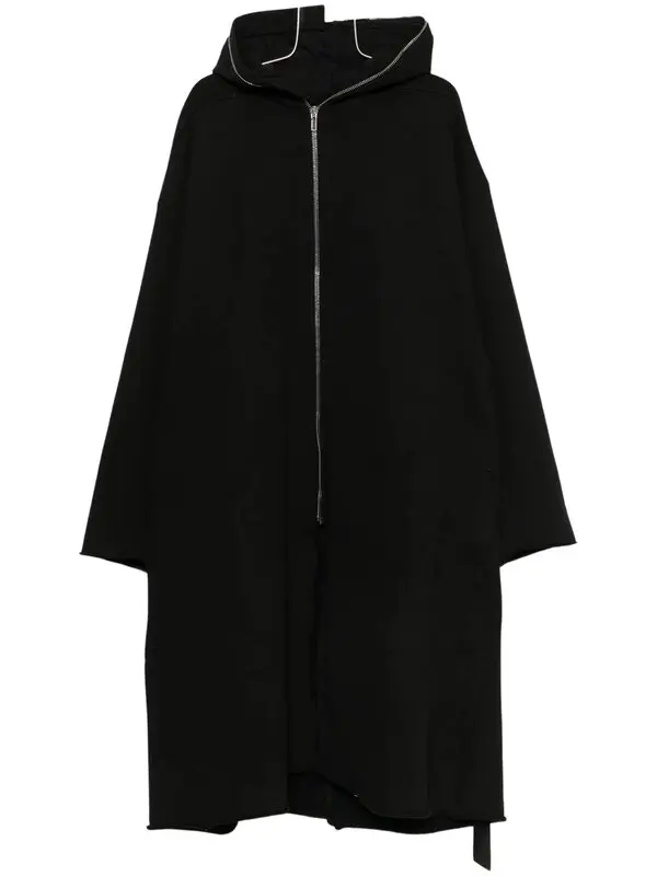 Rick Owens Zip-up Coat - Black
