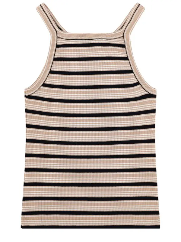 Fendi Top In Cotone A Righe