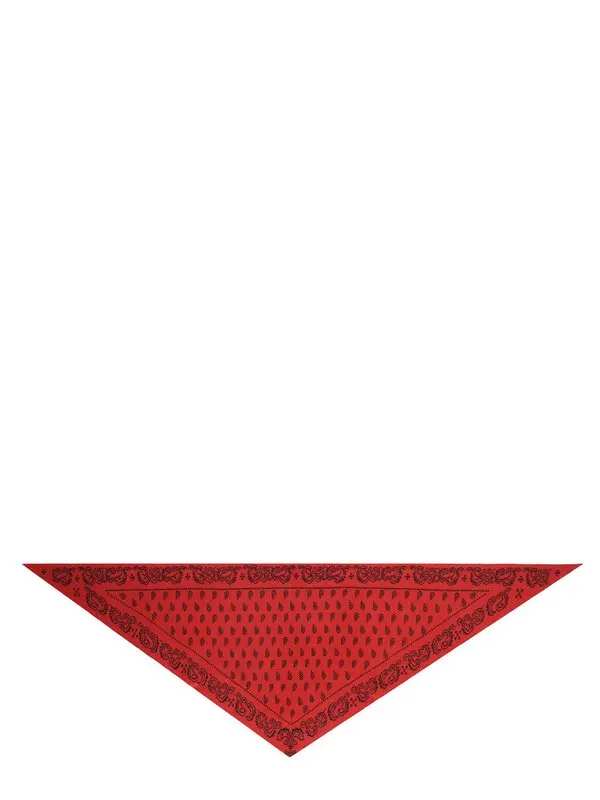 Guest In Residence Sciarpa "the Wild Rag" Con Motivo Paisley - Red