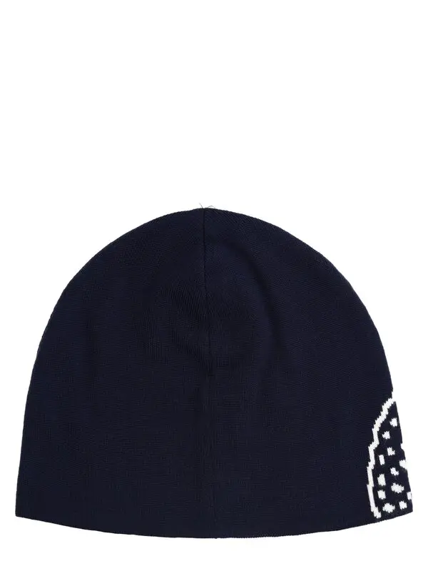 Lacoste Berretto In Lana Con Coccodrillo Jacquard