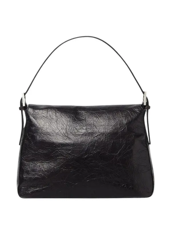 Fendi Flap 26325 Leather Shoulder Bag