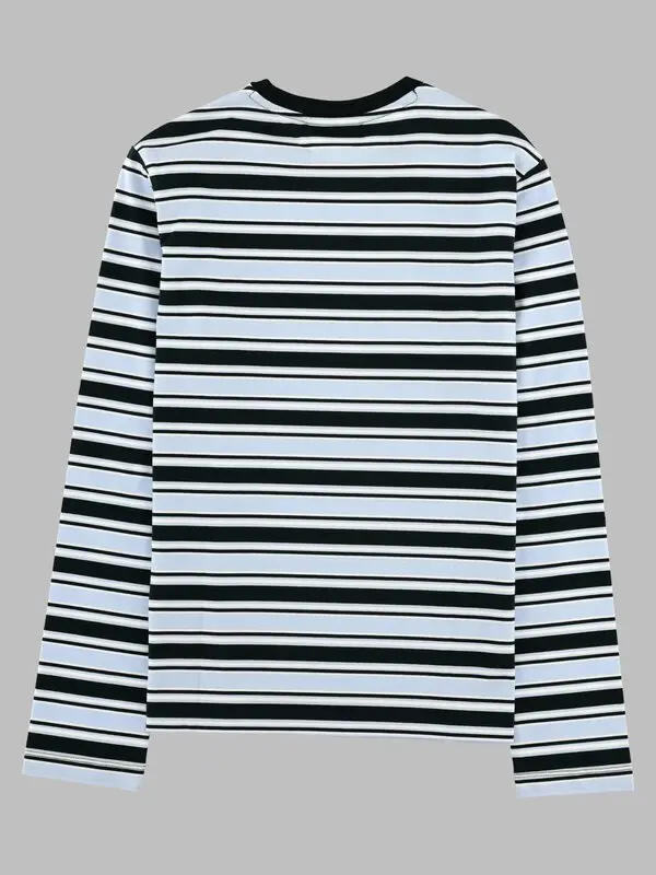 Lacoste T-shirt A Righe Con Logo