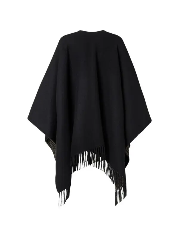 Fendi Ff Wool And Cashmere Poncho