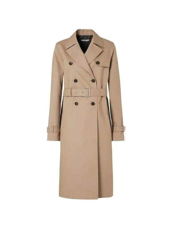 Fendi Cotton Blend Trench Coat
