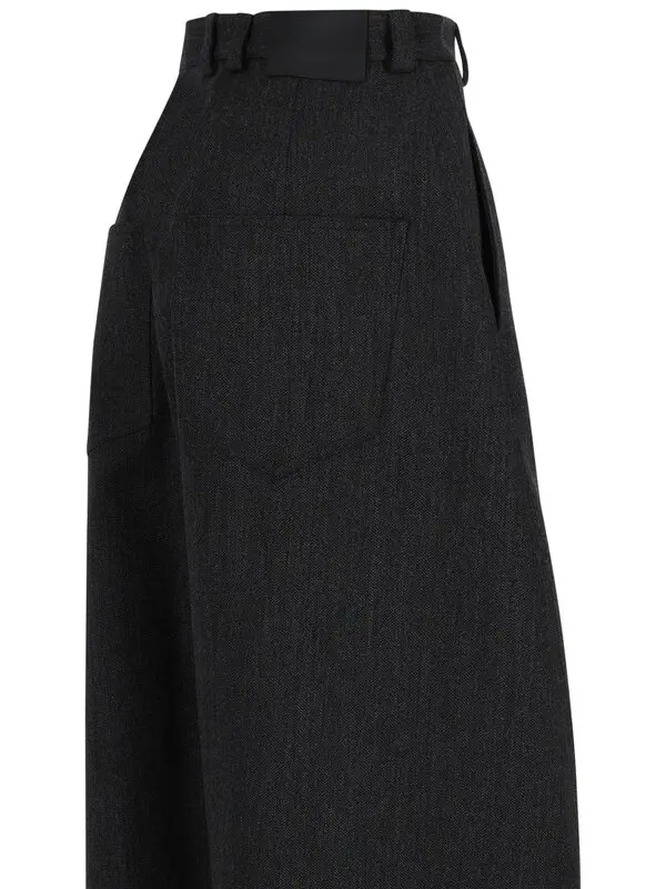 Balenciaga Pantalone Barrel In Lana