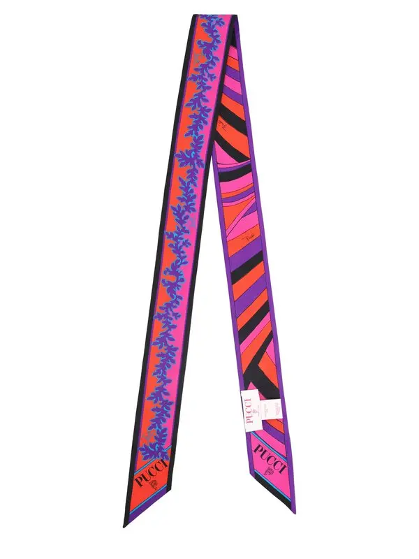 Emilio Pucci Foulard Bandeau Con Mix Di Stampe - Multicolour