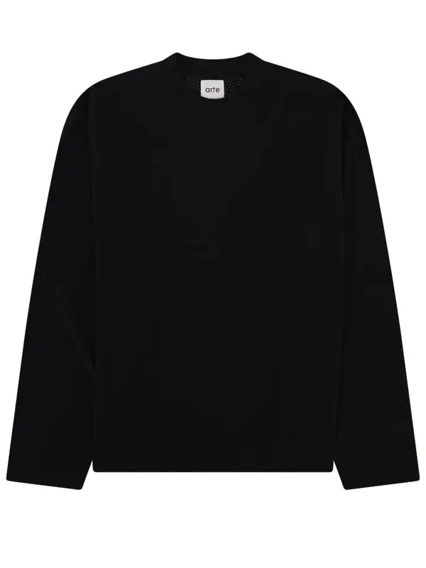 ARTE ANTWERP T-shirt A Manica Lunga Con Patch Logo
