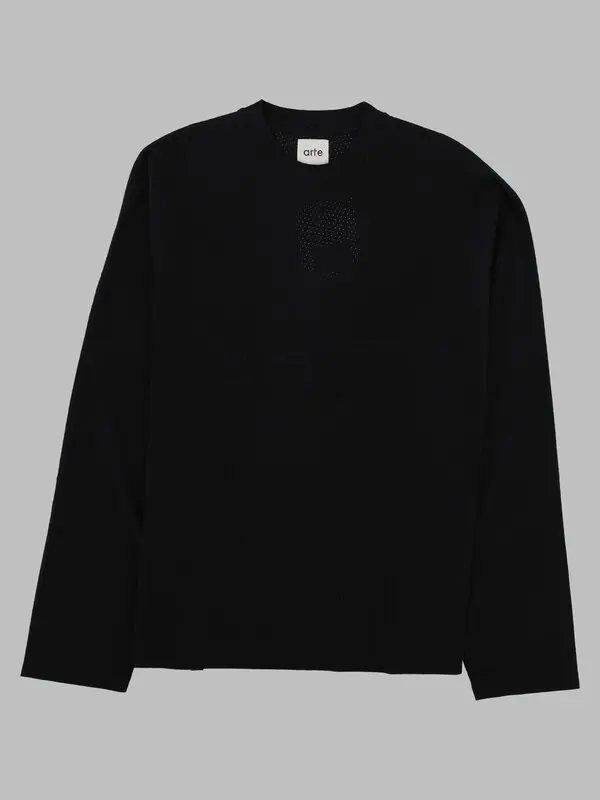 ARTE ANTWERP T-shirt A Manica Lunga Con Patch Logo