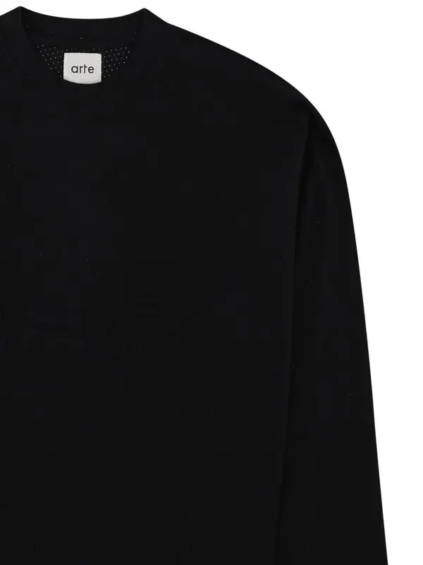 ARTE ANTWERP T-shirt A Manica Lunga Con Patch Logo