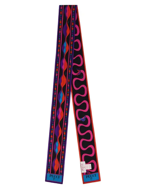 Emilio Pucci Foulard Bandeau Con Mix Di Stampe - Multicolour