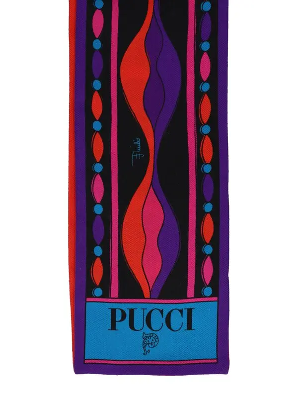 Emilio Pucci Foulard Bandeau Con Mix Di Stampe