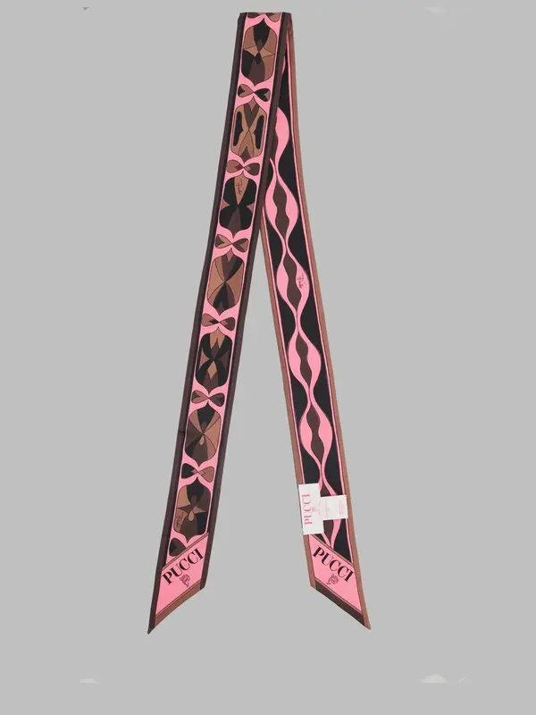 Emilio Pucci Foulard Bandeau Con Mix Di Stampe