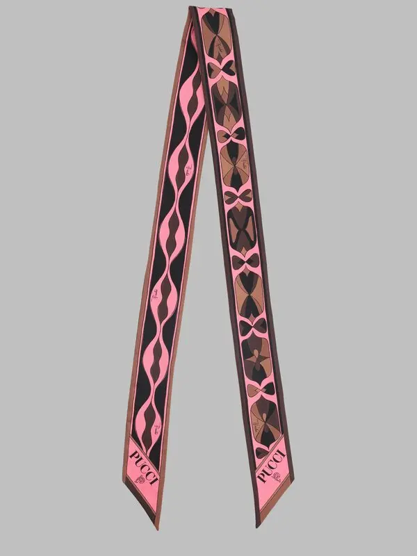 Emilio Pucci Foulard Bandeau Con Mix Di Stampe