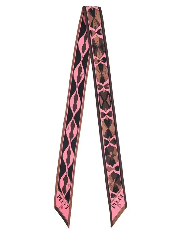 Emilio Pucci Foulard Bandeau Con Mix Di Stampe