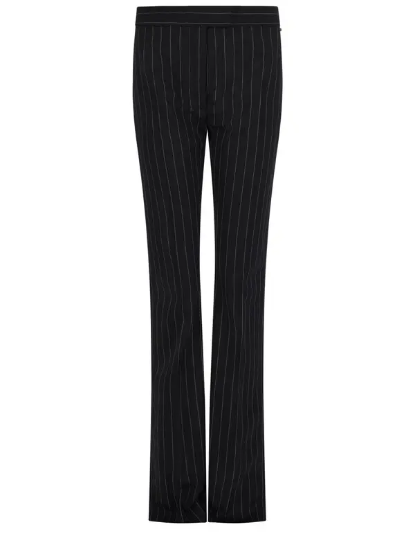 Sportmax Pantalone Slim Flare In Lana Stretch
