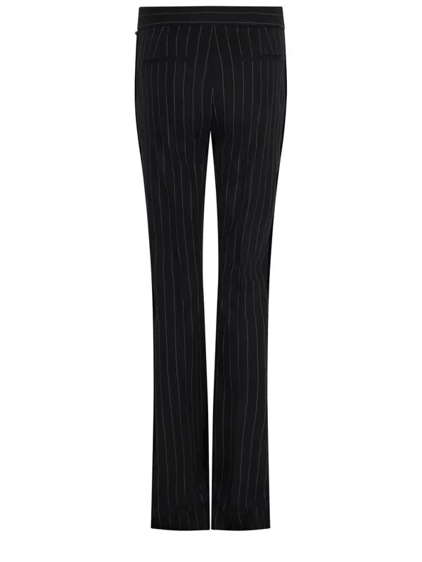 Sportmax Pantalone Slim Flare In Lana Stretch